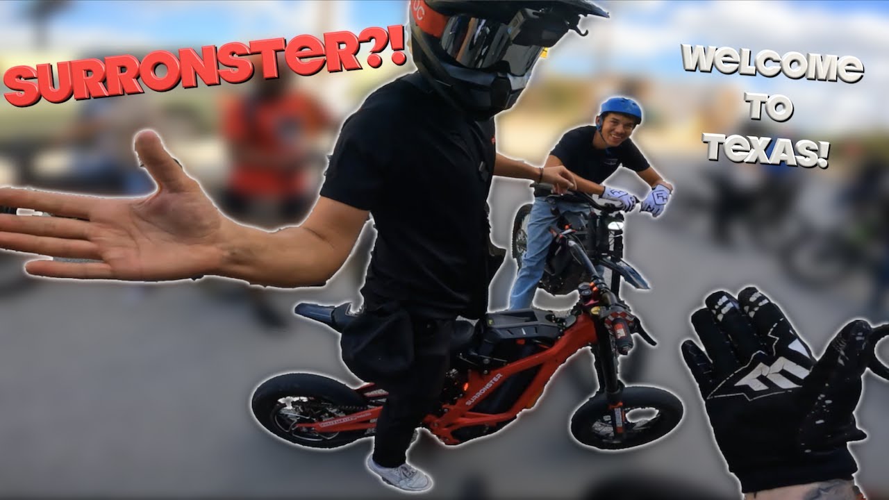 G Bear meets Surronster! - Houston Mega Ride - Day 1 - YouTube