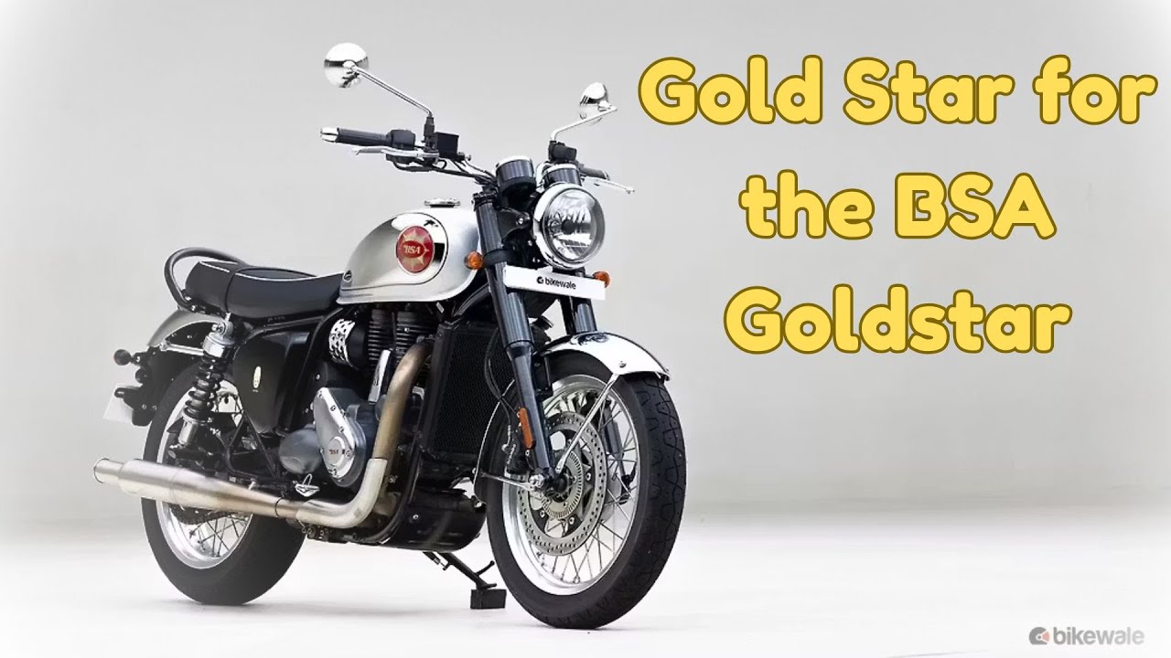 Gold star for the BSA Goldstar 650 (test ride) - YouTube
