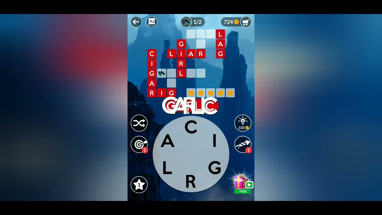 Wordscapes | Cliff 16 | Level 144 - BluishCandy5584 - YouTube