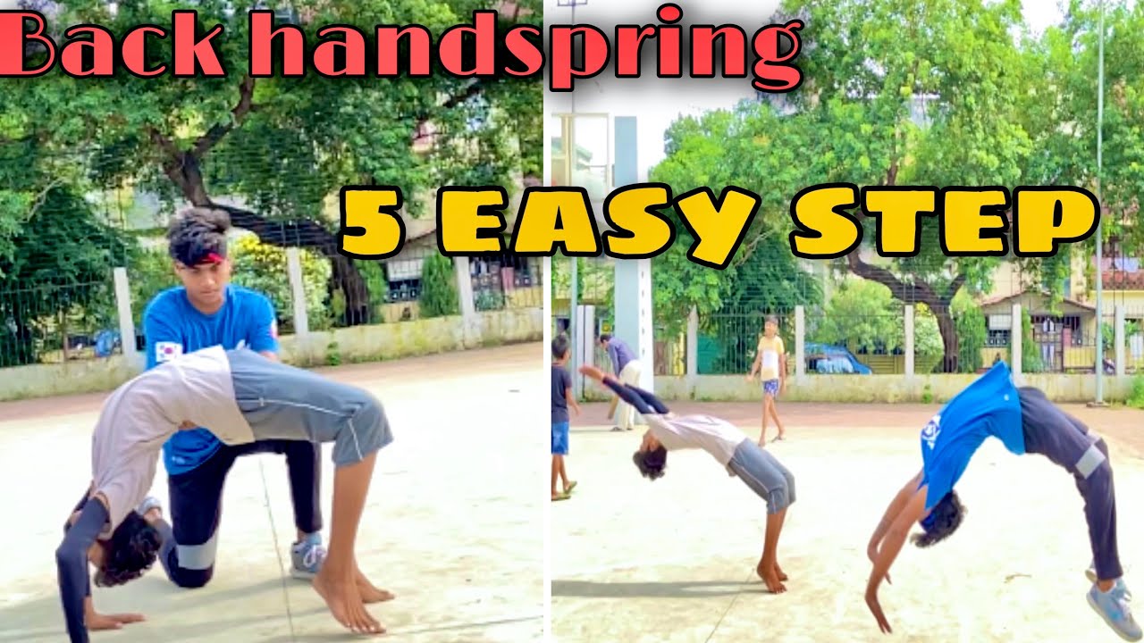 Back handspring tutorial in only 3 minutes | Shadow tumblr🔥 - YouTube