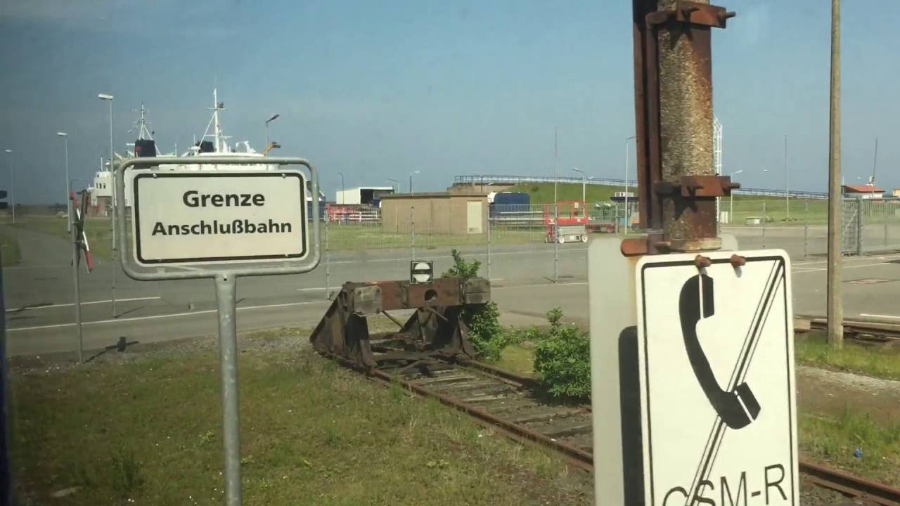 Ferry Train Crossing From Germany To Denmark - YouTube