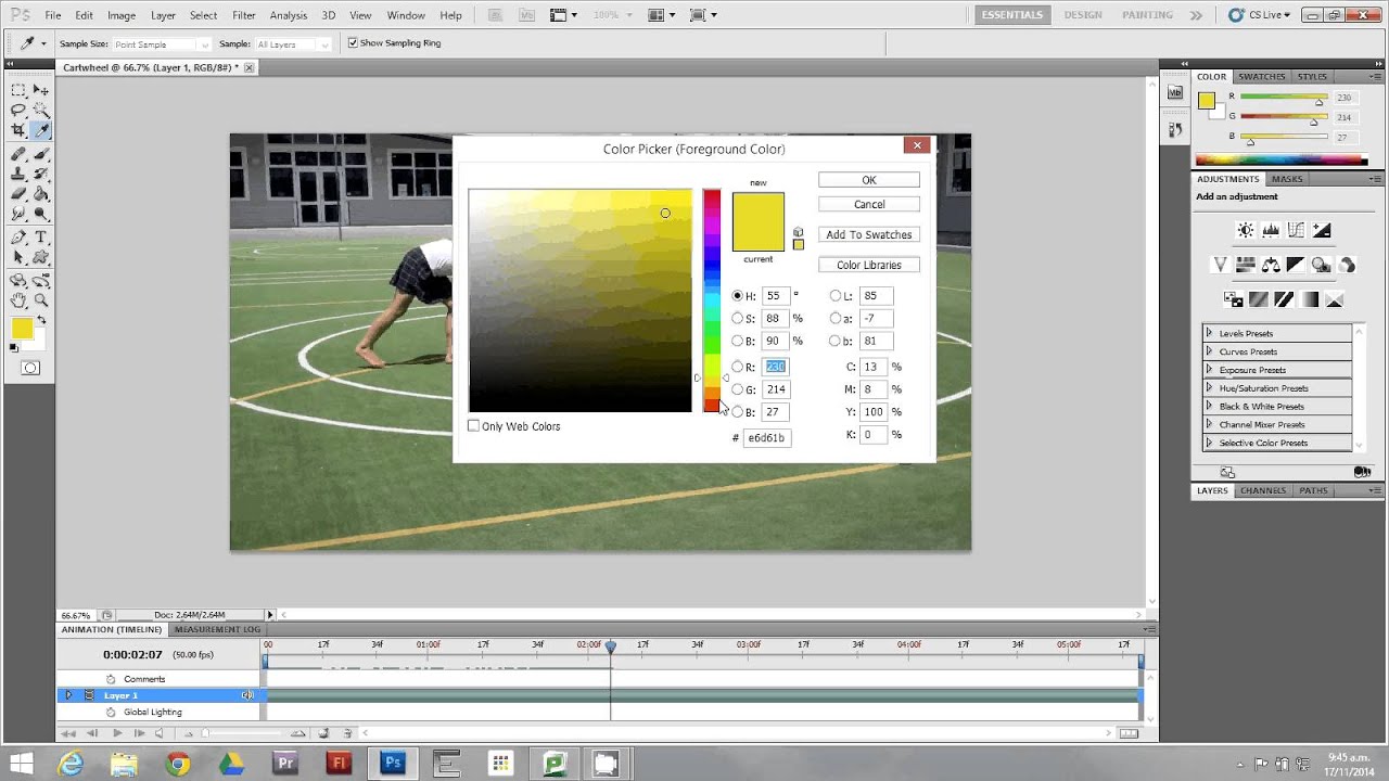 Basics of Photoshop CS5 - Painting video frames Rotoscoping in Photoshop CS5 - YouTube