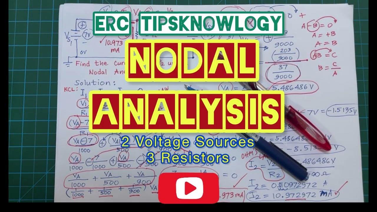 How to use NODAL ANALYSIS in calculating for a branch current. - YouTube