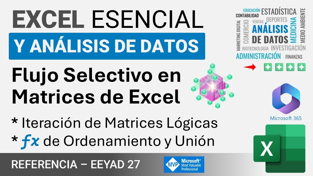 Fórmulas de Excel con Flujo Selectivo de Matrices (Ejemplo: Invertir ...