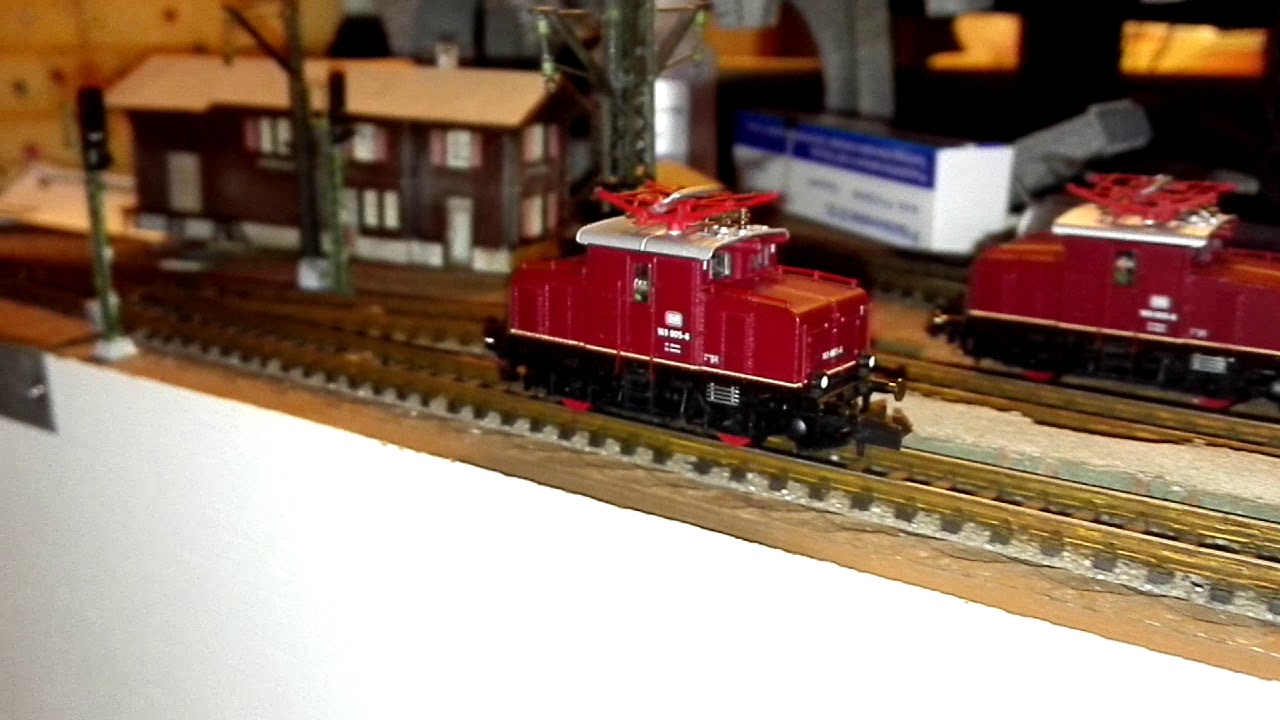 Fleischmann Spur N BR169 E69 Baureihe Fahrgeräusch ohne und mit ...