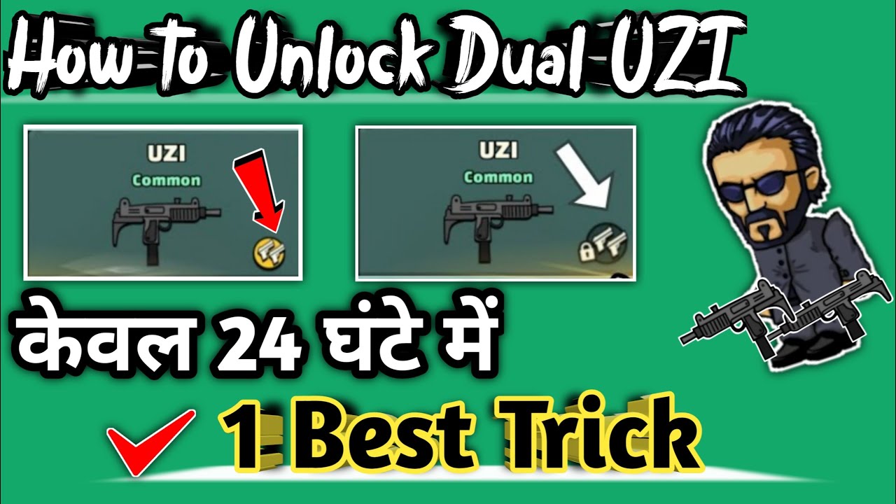 Da2 | How To Unlock Dual UZI In Mini Militia | Mini Militia | Mini ...