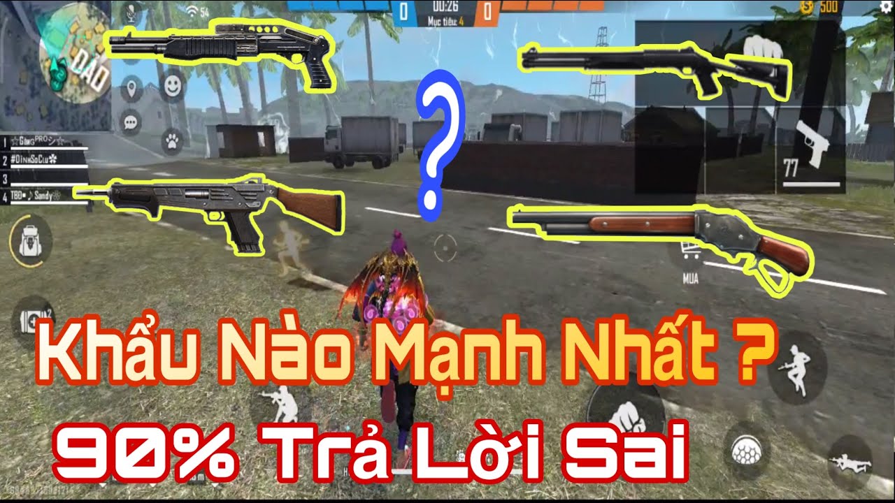 Không Ngờ Đây Là Khẩu Shotgun Mạnh Nhất Tử Chiến Xếp Hạng Free Fire ...