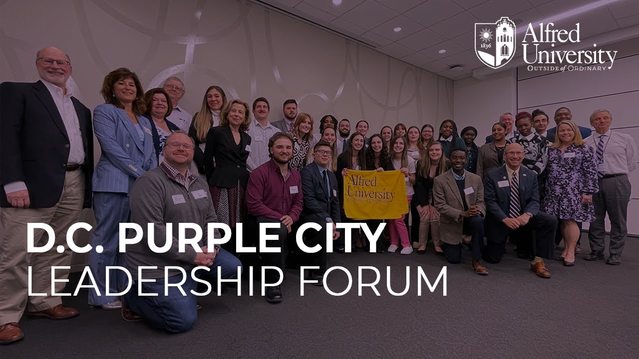 D.C. Purple City Leadership Forum | Alfred University - YouTube