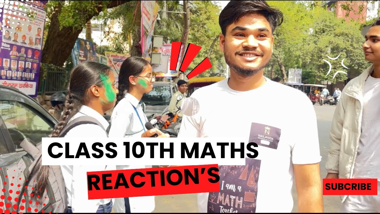 CLASS 10TH MATHS BOARD EXAM 2024-2025 !! Kitna Hard Tha Paper Baccho Ne ...