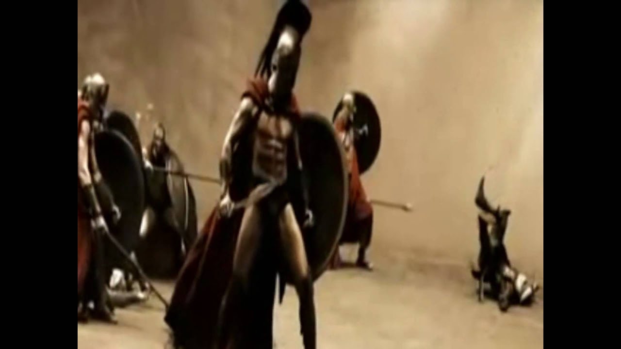 300 Fight Scene With Music - YouTube