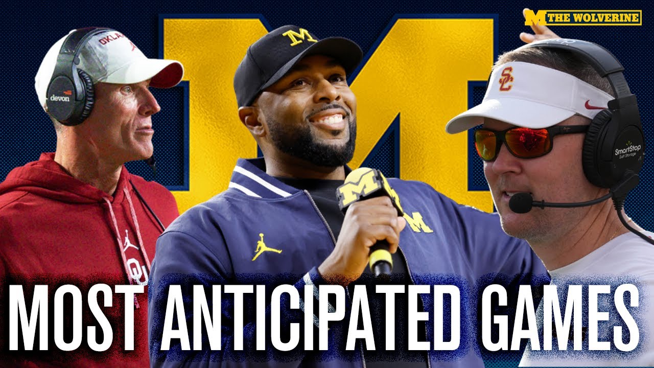 Most ANTICIPATED games on Michigan's 2025 schedule, CFB 26 player ...