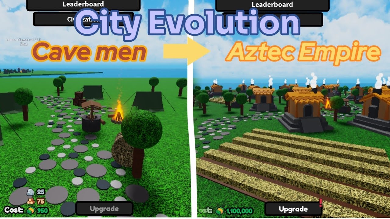 From Cave men Colony to Aztec Empire ! In City evolution - YouTube