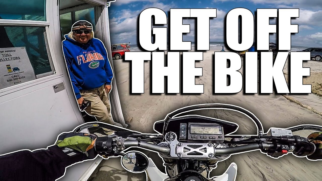 Motorcycle Beach Trolling! - YouTube