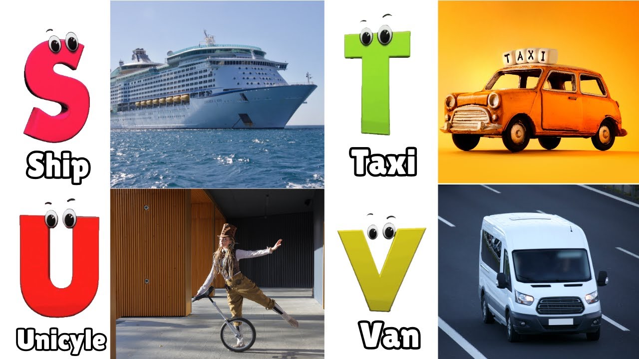 Vehicles ABC Song for Todders | Vehicles Alphabet Song | Phonics for ...