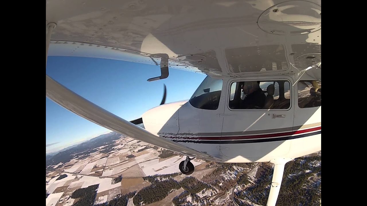 Cessna 172 Slow flight and power off stall - YouTube