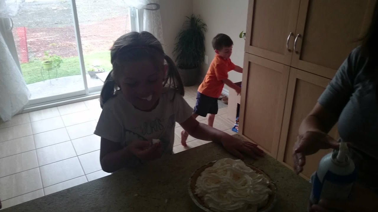 Happy Birthday pie in the face - YouTube