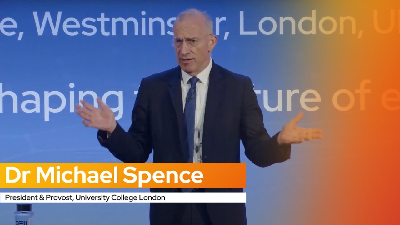 UCL Provost Dr Michael Spence discusses the difficulty of creating ...