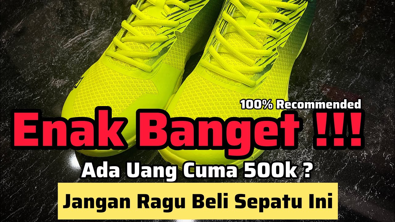 Salah satu Sepatu Badminton Terbaik di Harga 400 - 500 ribuan | RS ...