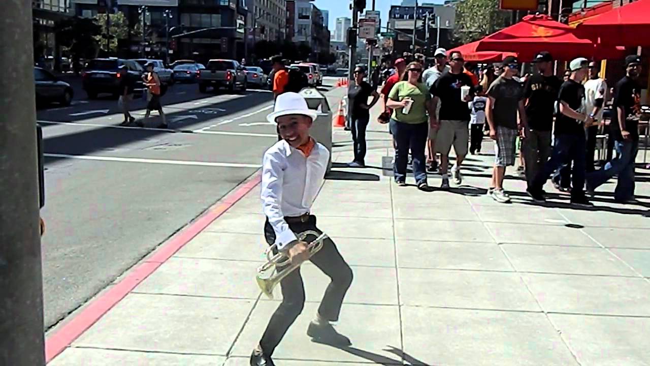 Young Super Star Gabriel Angelo aka MasterBlaster G outside At&t Park ...