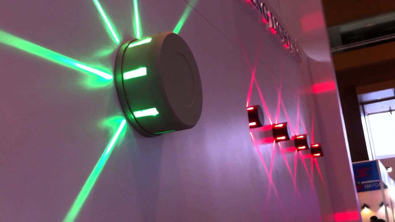 LED Star Wall Light - YouTube