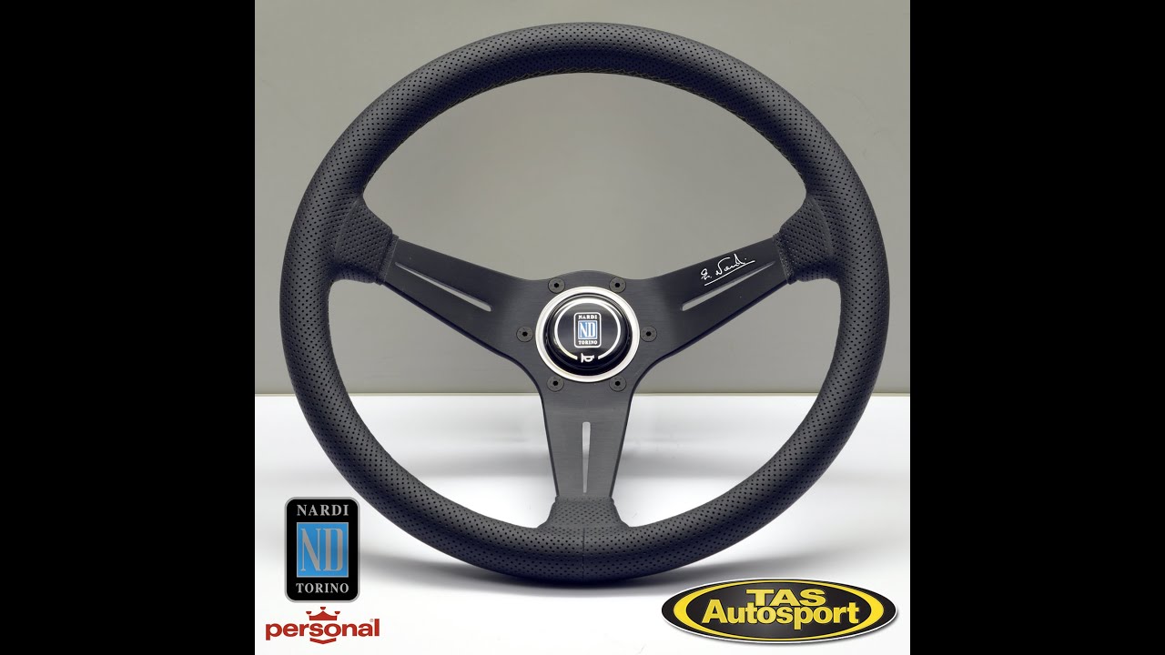 Custom Deep Corn Black Stitch White Nardi Signature. 350mm #6069.35. ...