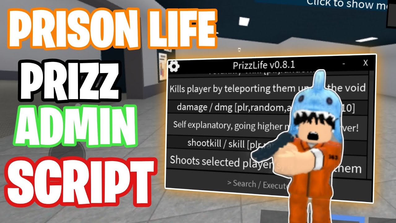Prison Life Script (Pizz Admin) Roblox Showcase | Arceus X - YouTube
