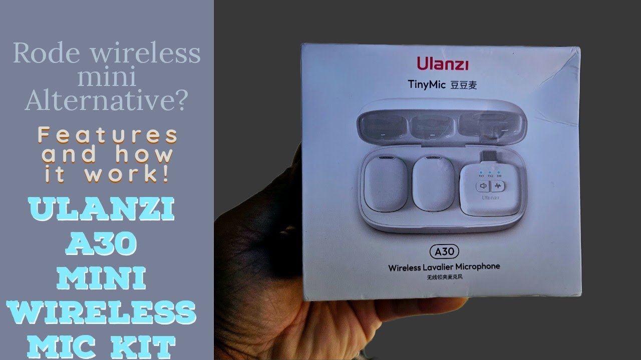 Ulanzi A30 Microphone kit *How to use it and features* - YouTube