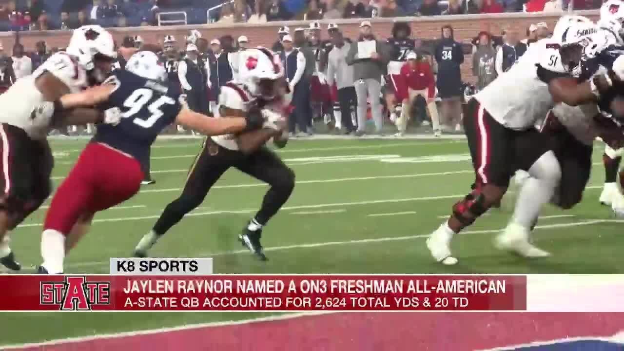 Arkansas State QB Jaylen Raynor named a On3 Freshman All-American - YouTube