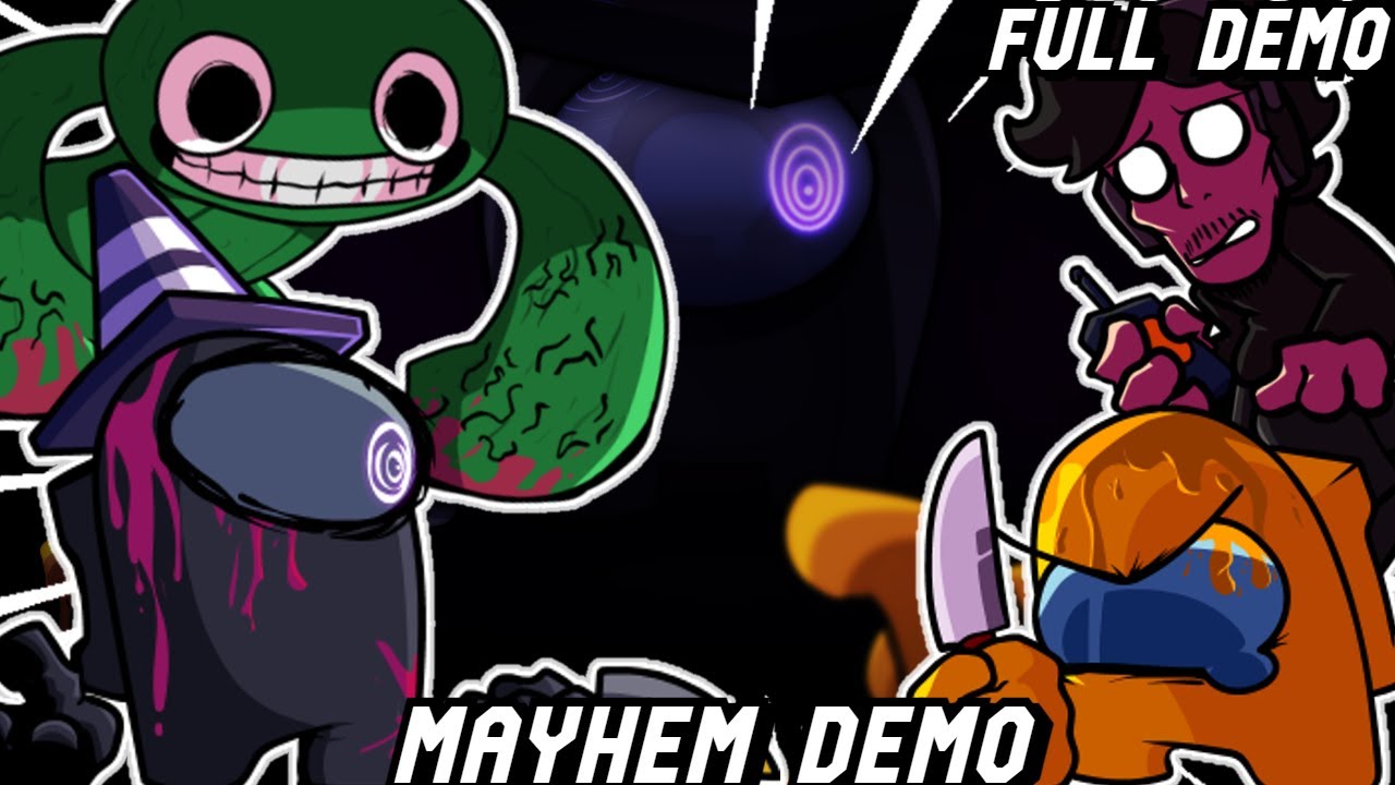 FNF - Playable Mayhem DEMO - Full Demo | FNF MODS - YouTube