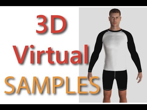 Fashion 3D virtual sample making - YouTube