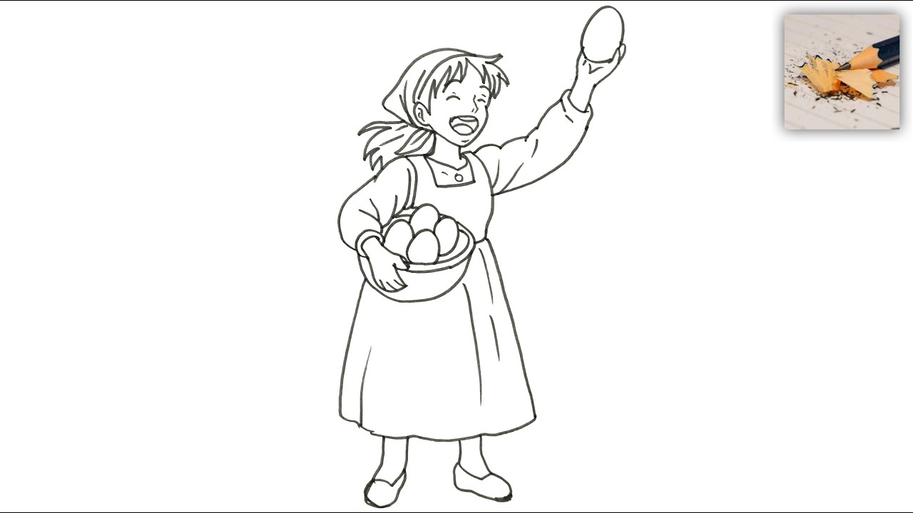 How to Draw Easter Sunday Celebration | Easter Sunday Celebration ...