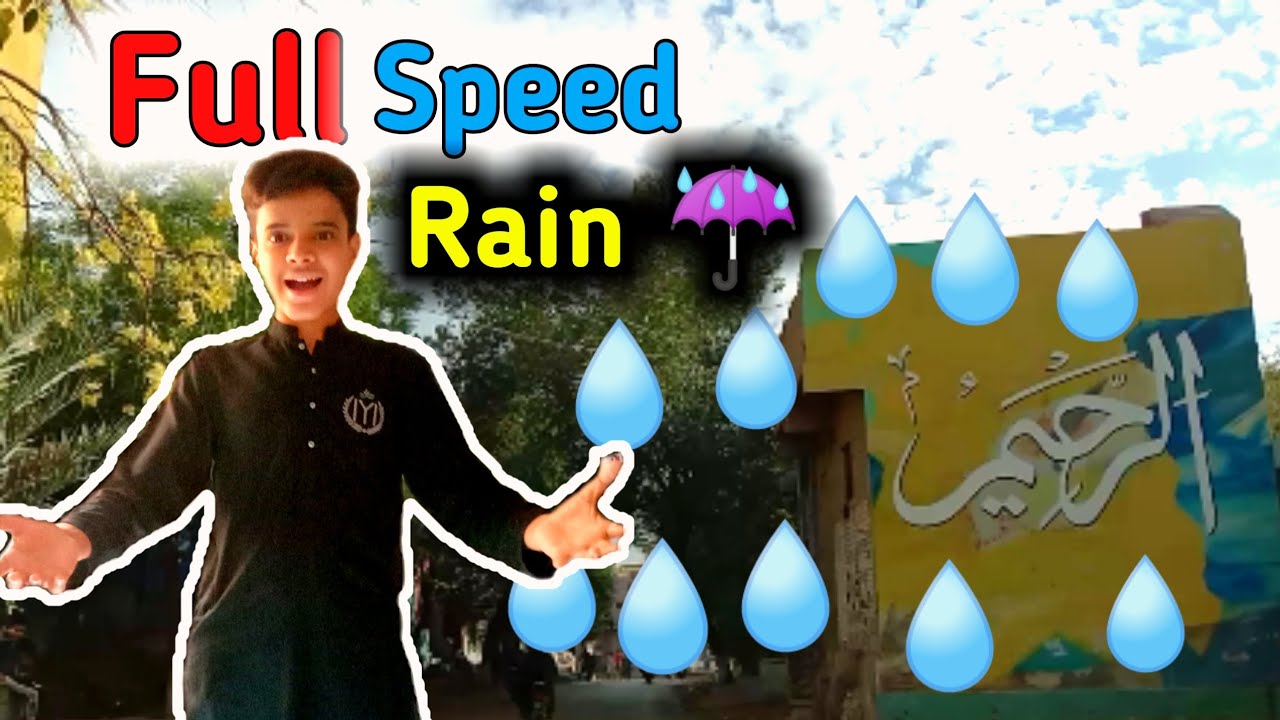 Full Speed rain ☔ 😍😍 - YouTube