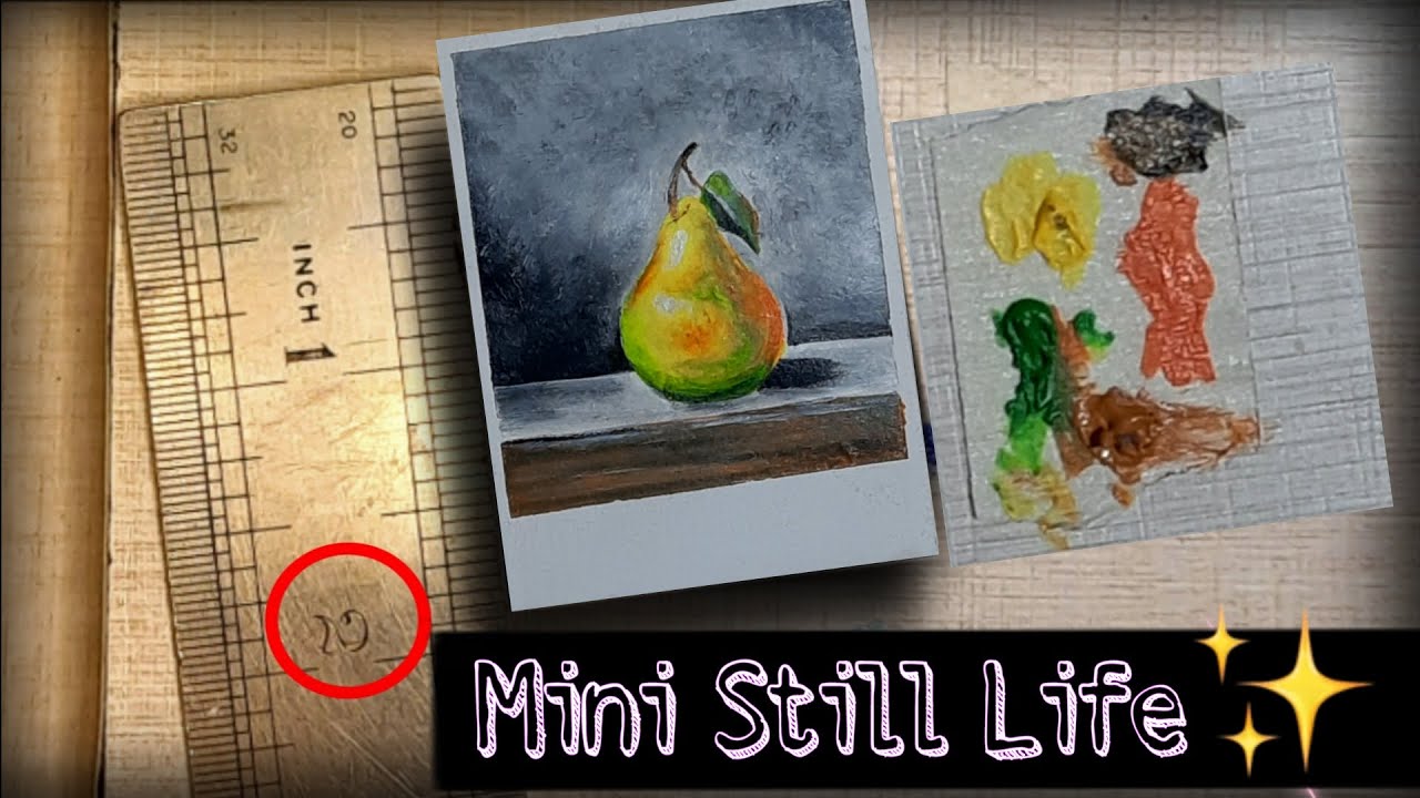 Mini Still Life Acrylic Painting l Acrylic Painting l Still Life - YouTube