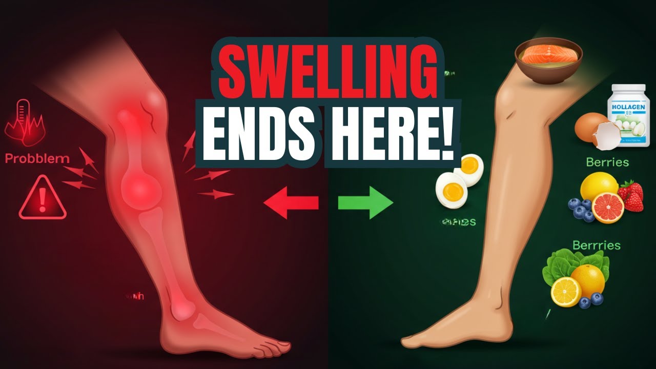 Goodbye Swelling! 8 Collagen Rich Foods You MUST Eat for Your LEGS and ...