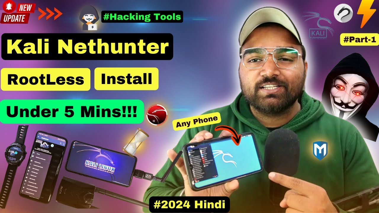 Install Kali Nethunter GUI on Any Android Phone under 5 Mins | 2024 ...