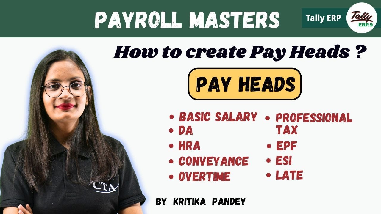 Tally ERP 9 Part 45 How To Create Pay Head In Tally ERP 9 Computer tally-erp-9-part-45-how-to-create-pay-head-in-tally-erp-9-computer