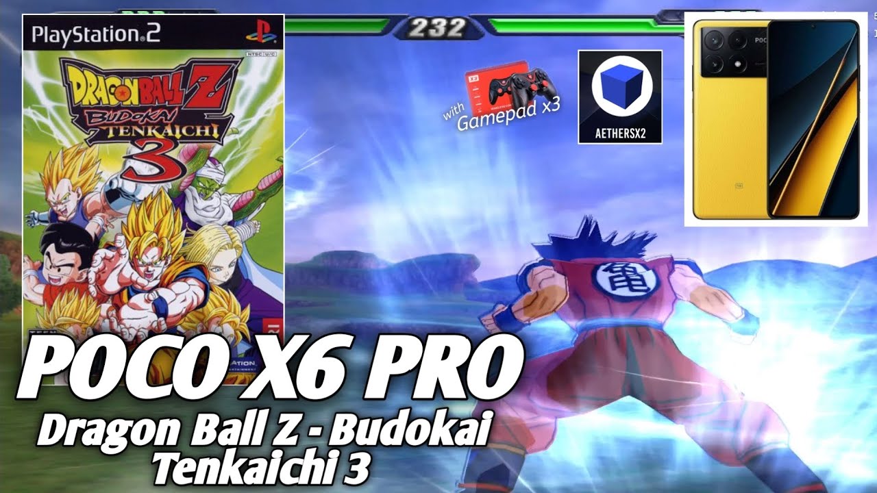 Poco x6 pro Dragon Ball Z - Budokai Tenkaichi 3 Aethersx2 Resolution 3x ...
