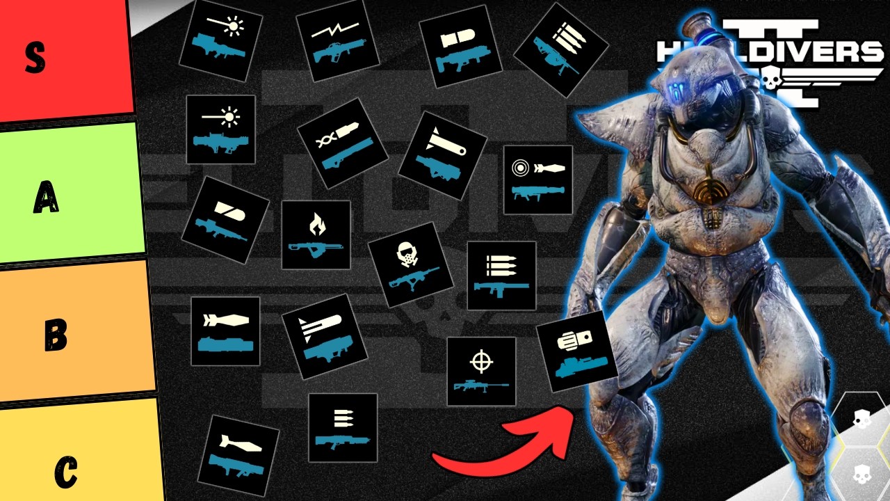 DEFINITIVE Stratagem Weapon Tier List Illuminate Edition | Helldivers 2 ...