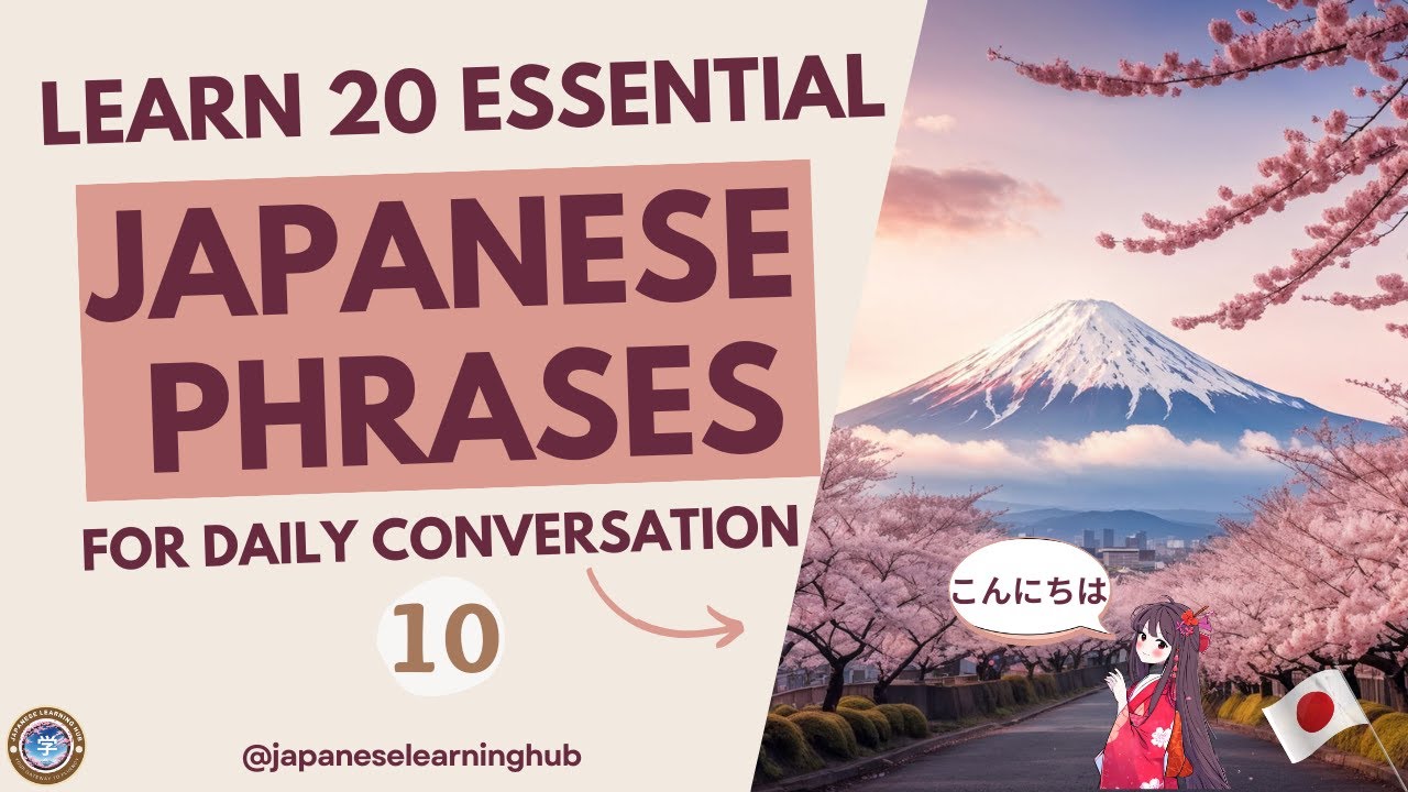 Learn 20 More Essential Japanese Phrases for Daily Conversation (Part ...