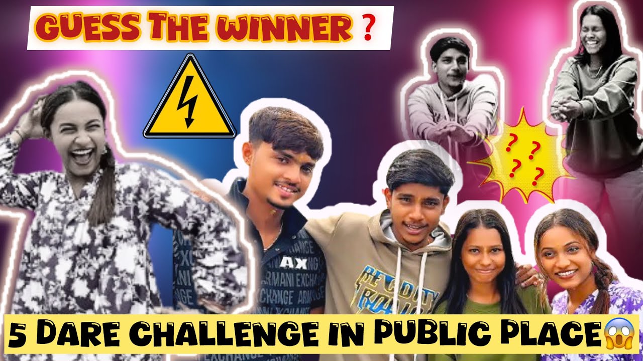 #vlog99 tumchya fav couples 👩‍ ️‍👨 la dila challenge in public place⚠️😱| pooja & aryan - YouTube