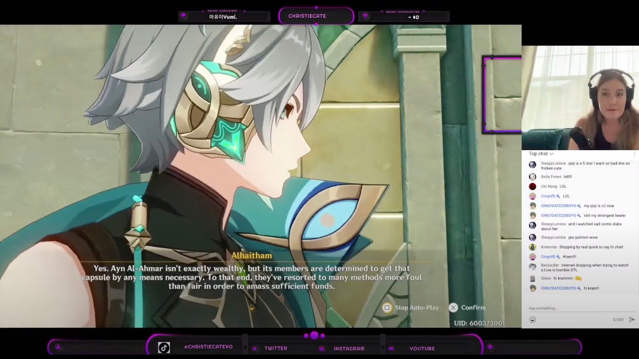 Trailer Reaction? & Sumeru Archon Quest Pt4 with Qiqi's Eng VA Christie ...