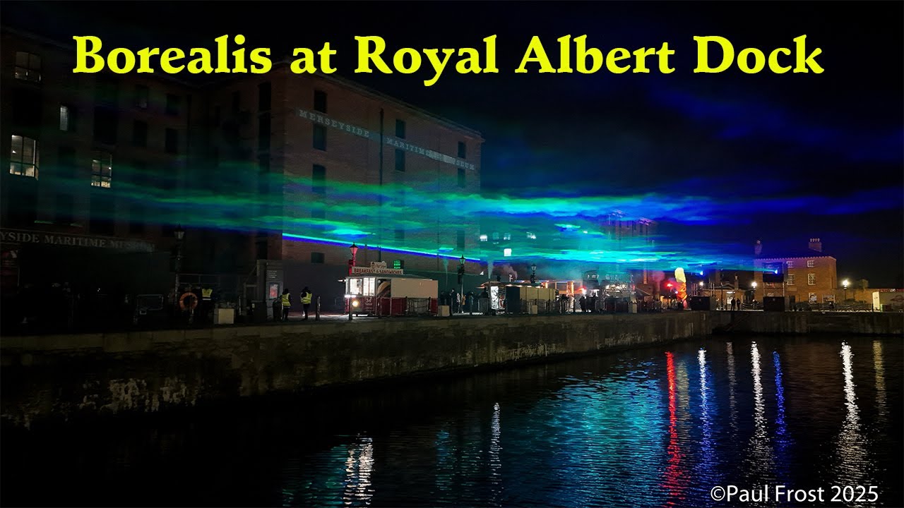 Borealis Recreated at The Royal Albert Dock - YouTube