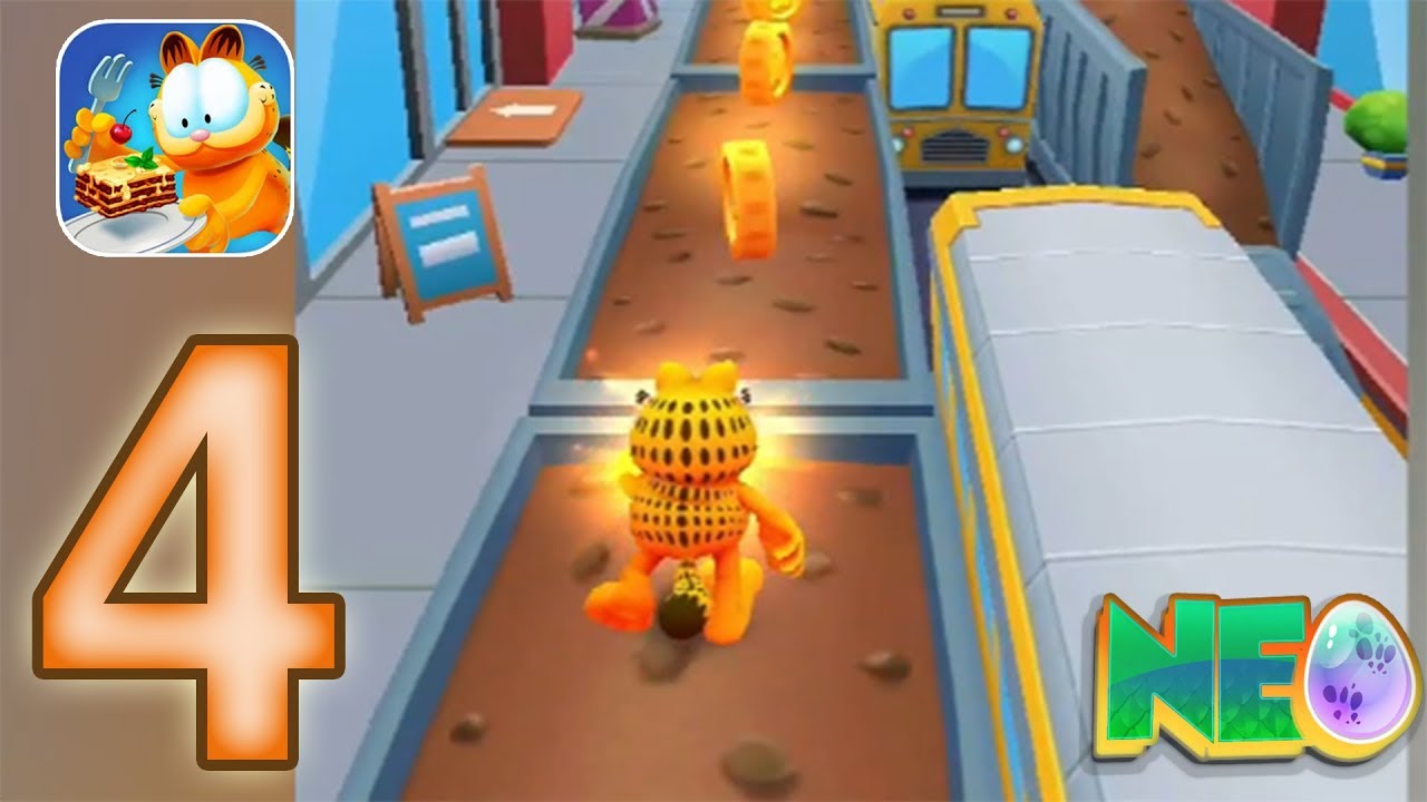 Garfield Rush: Gameplay Walkthrough Part 4 - High Score (iOS, Android ...