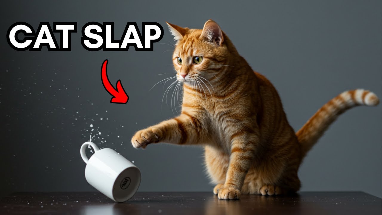 Why do cats slap things? - YouTube