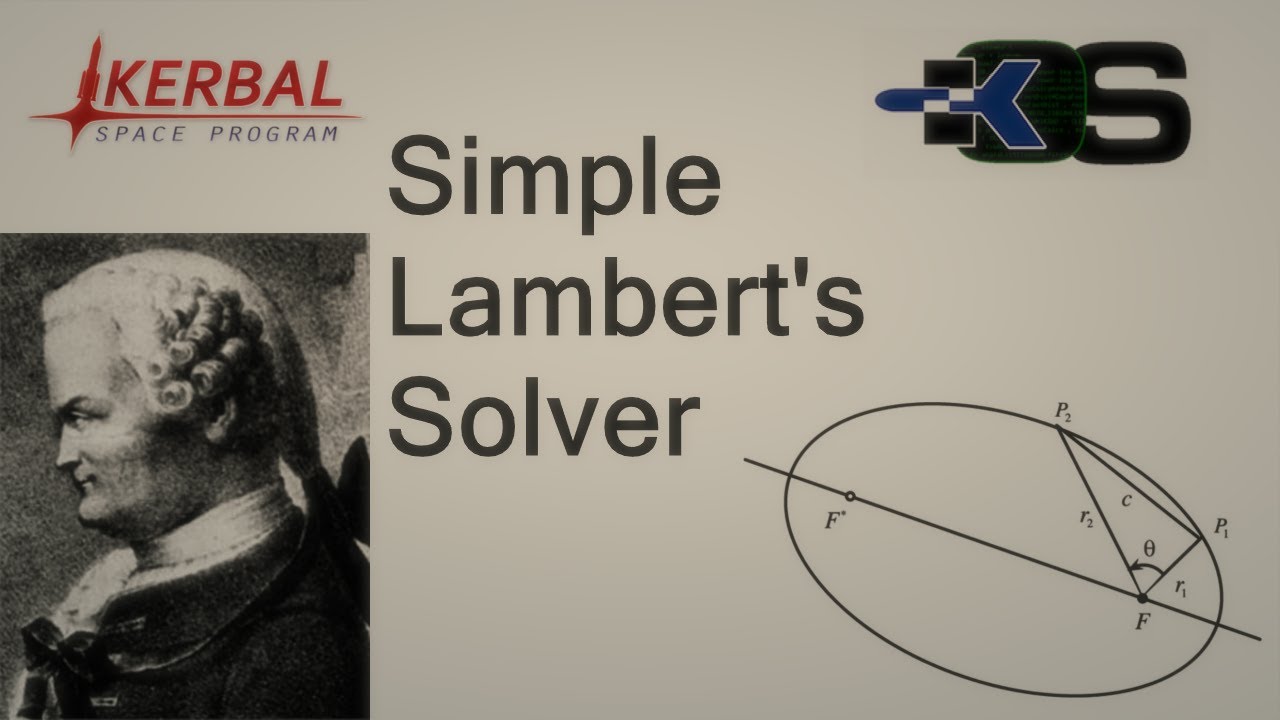 KSP Using kOS Scripts - Simple Lambert's Solver - YouTube