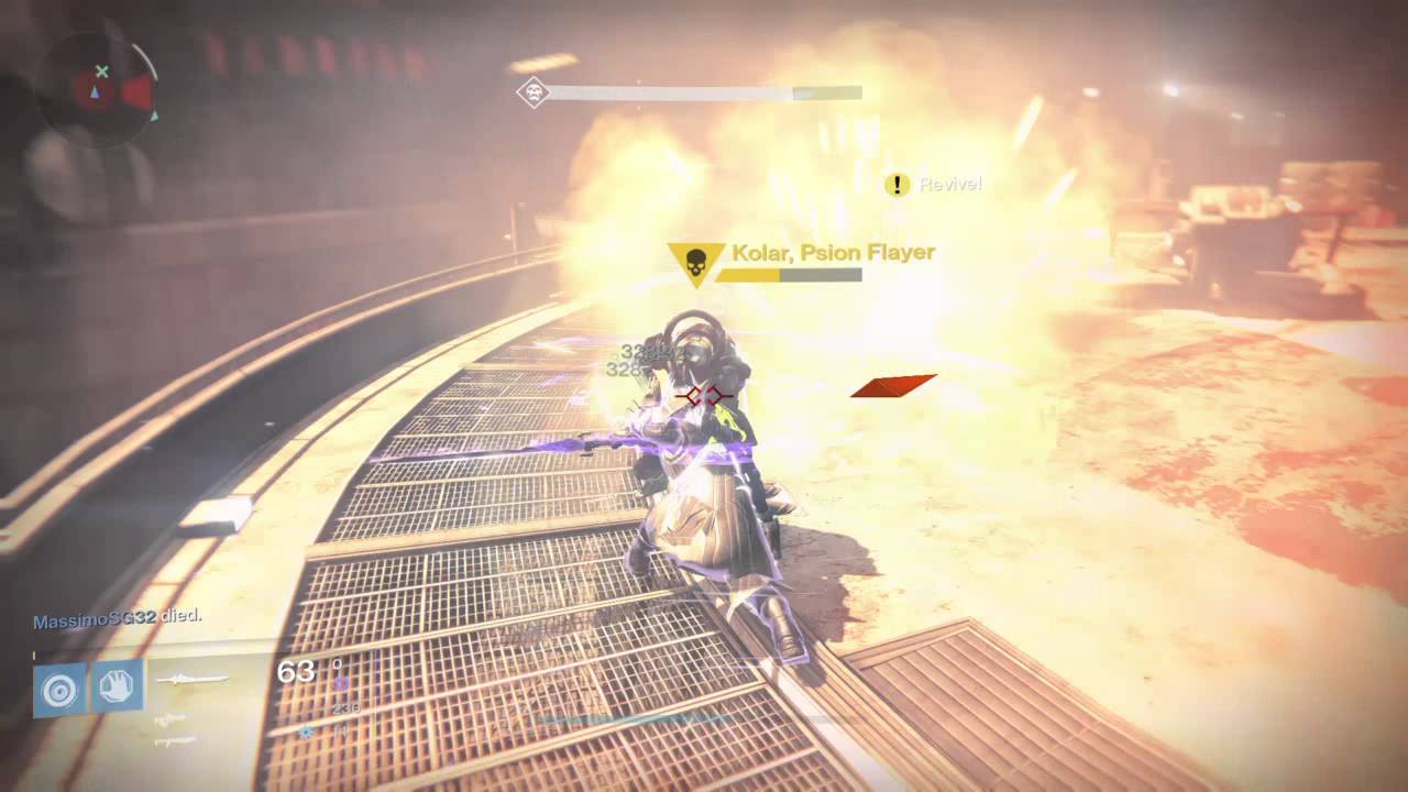 Destiny: scion gets pushed off - YouTube