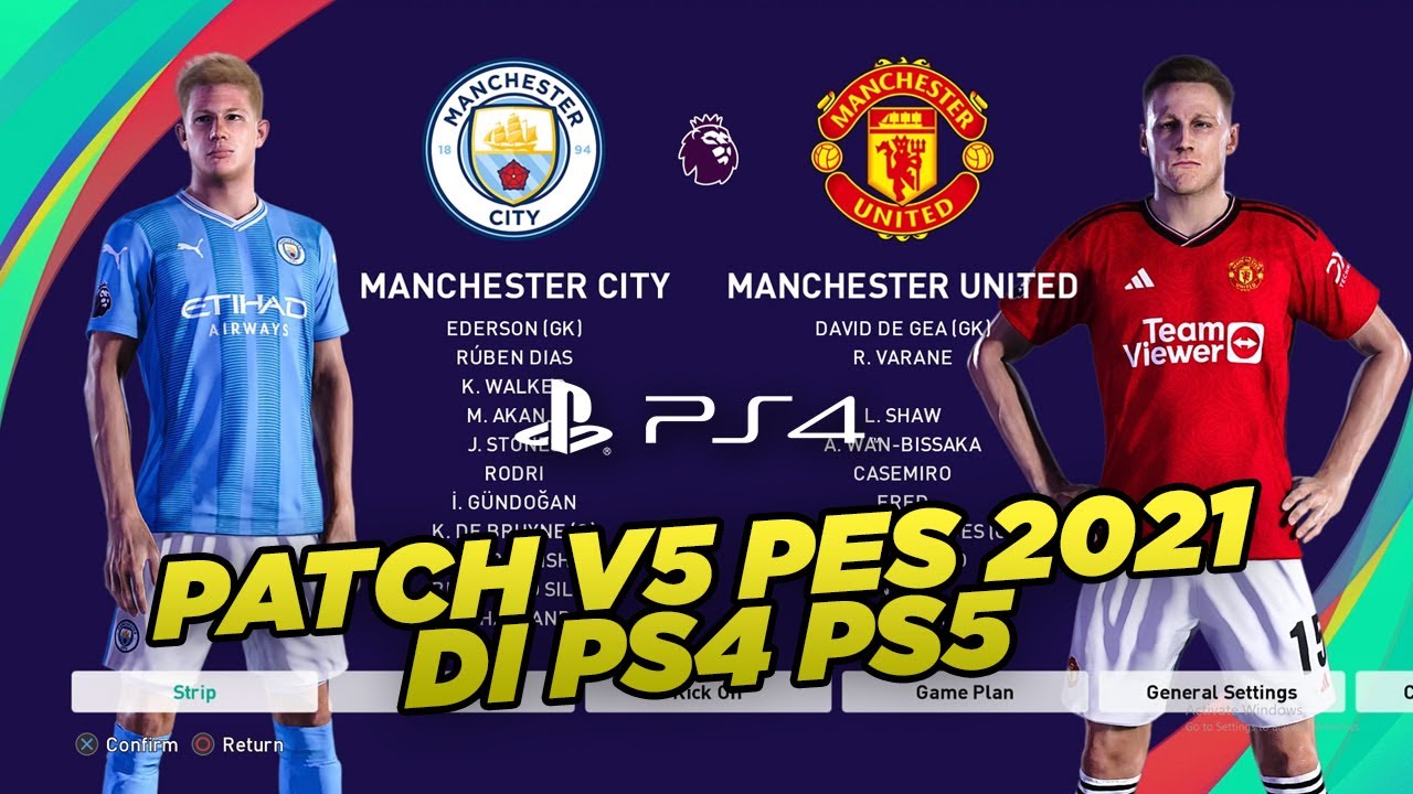 Install Patch V5 PES 2021 Option File di PS4 PS5 - YouTube