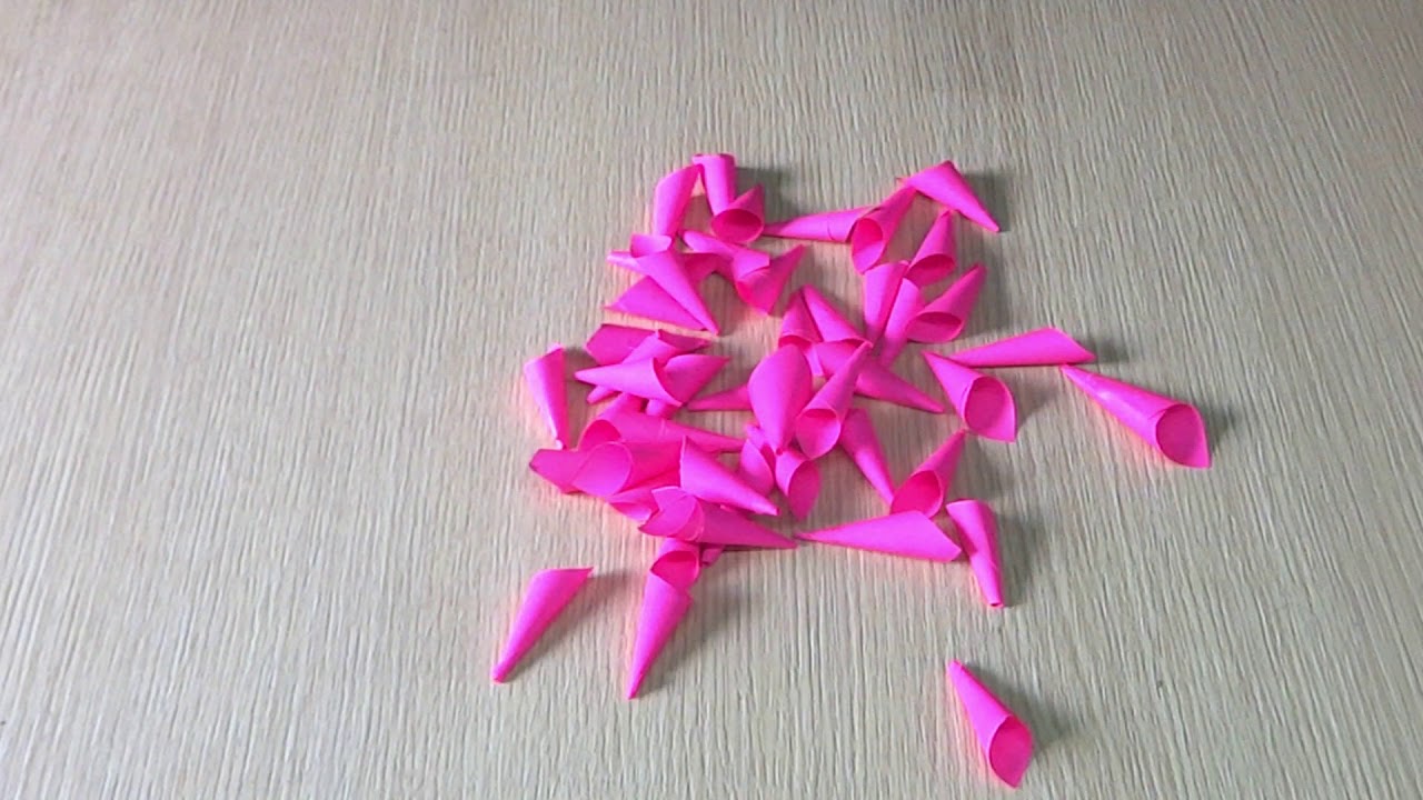 how to make a easy paper art ! croft art ! the art company ! - YouTube