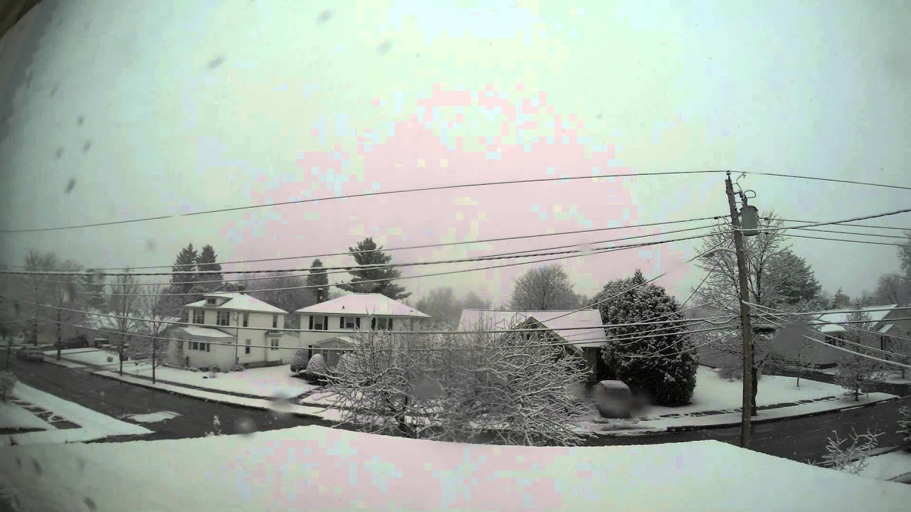 Winter Storm Cato 2014 Vermont Time-lapse HD - YouTube