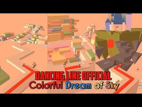 Dancing Line Official - Colorful Dream of Sky (Portrait Gameplay) - YouTube